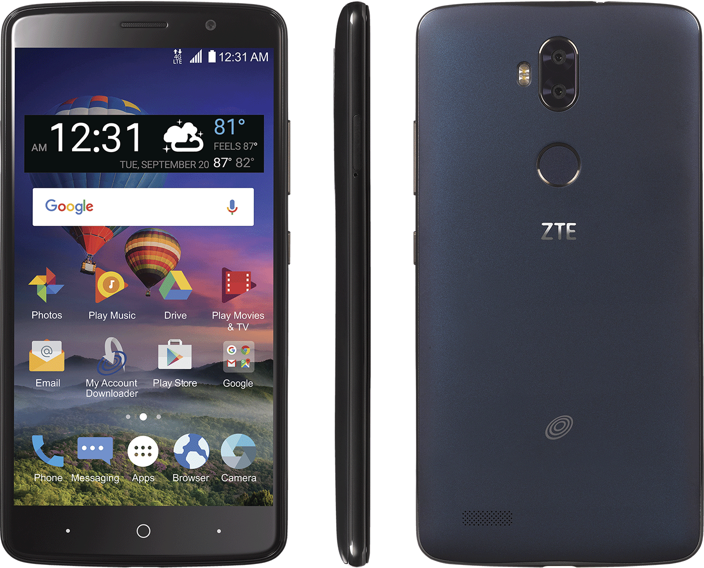 ZTE Max Blue Reconditioned | Straight Talk
